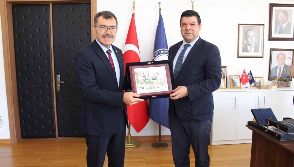 İTÜ Rektörü Prof. Dr. Hasan Mandal'dan Prof. Dr. Hasan Kılıç'a ziyare