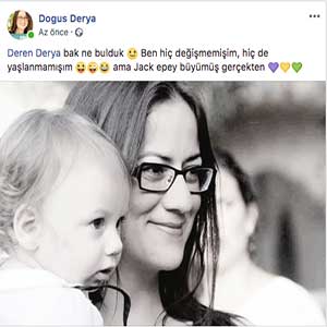 Doğuş Derya'nın bebek sevgisi