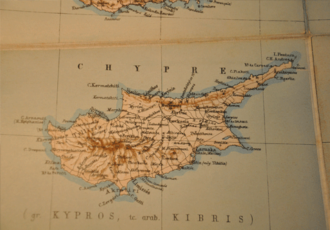 El yapımı eski Kıbrıs haritaları sergileniyor