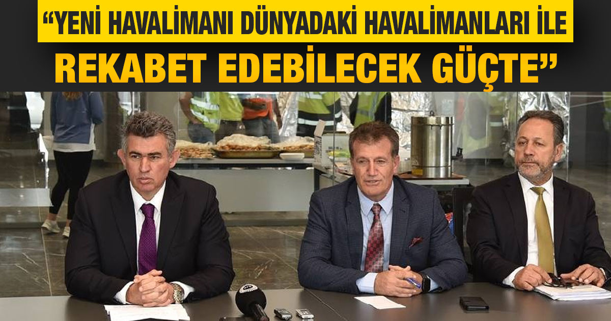 Erhan Arıklı ile Metin Feyzioğlu'ndan yeni Ercan'a ziyaret: Büyük bir