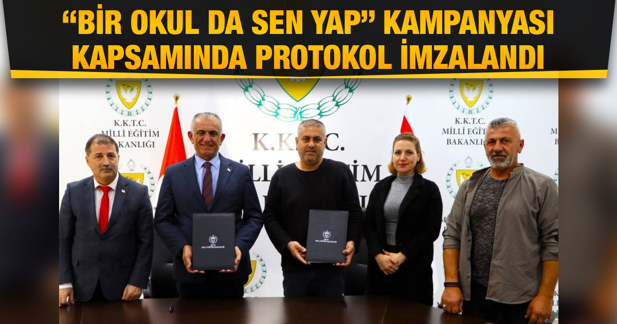 Milli Eğitim Bakanlığı ile Güney İnşaat Ltd. arasında protokol imzala